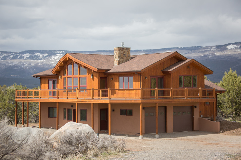 Sage Mountain House - Rustic - Exterior - Denver - by Cristee-Meade ...