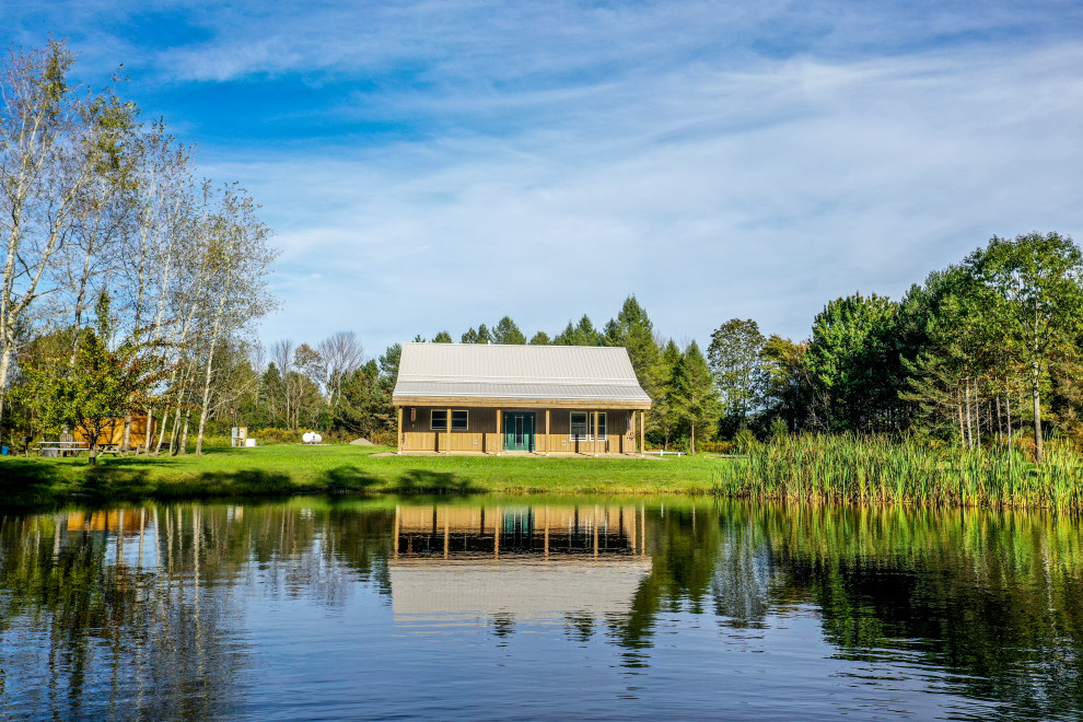 Salt-Box Barn Home - Farmhouse - Exterior - New York - by Barn Livin ...