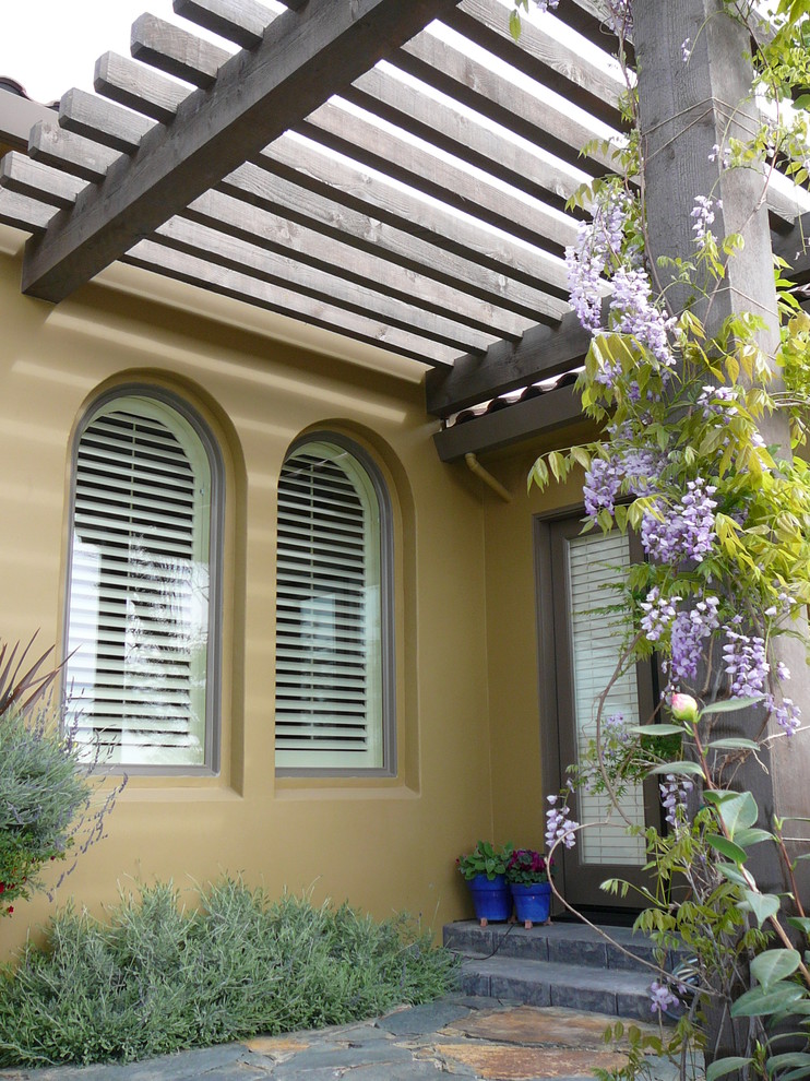 Santa Barbara Style Custom Home - Mediterranean - Exterior - Sacramento ...