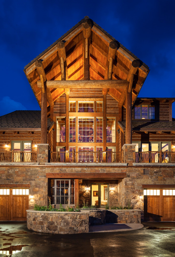Sapphire Mountain Retreat - Rustic - Exterior - Other - by Rocky ...