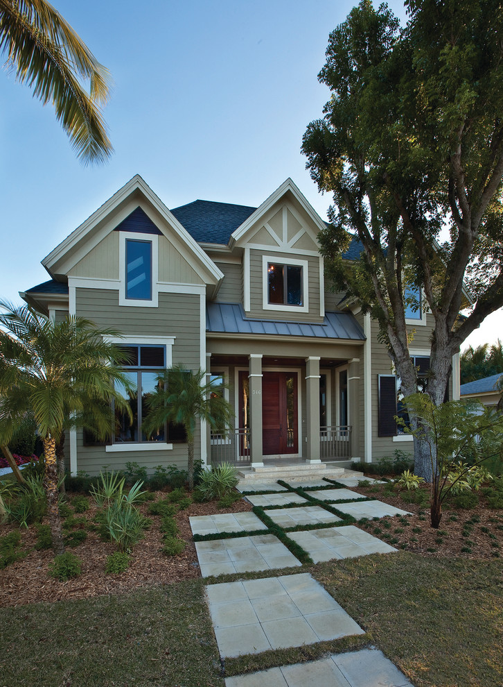 Sater Design Collection's 6522 "Myrtlewood" Home Plan - Arts & Crafts ...