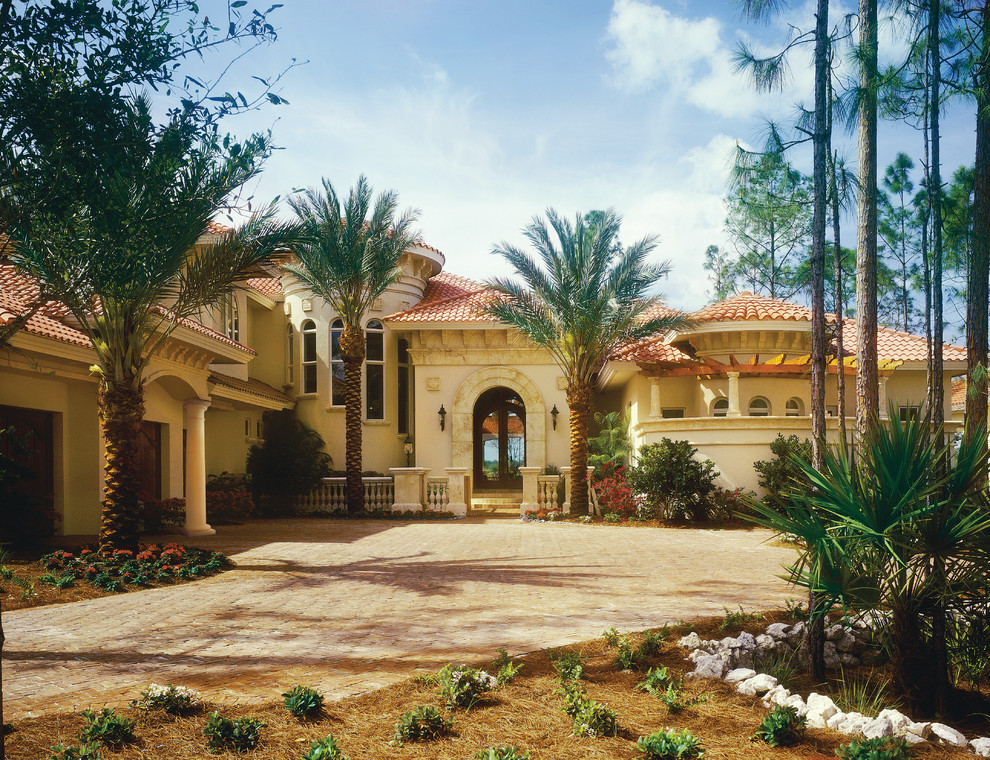 Sater Design Collection's 6910 "Fiorentino" Home Plan - Mediterranean ...