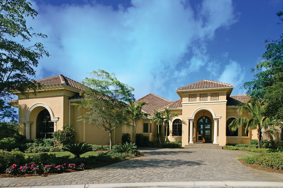 Sater Design Collection's 6949 "Cantadora" Home Plan - Mediterranean ...