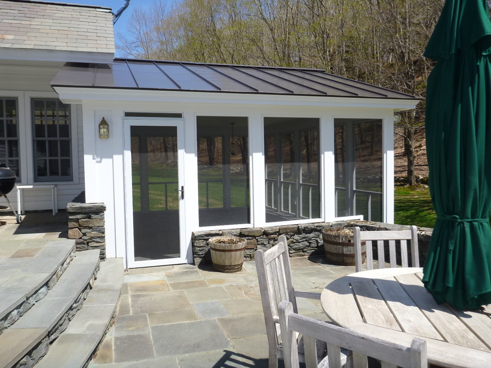 Screen Porch Addition - Farmhouse - Exterior - Burlington - by ...