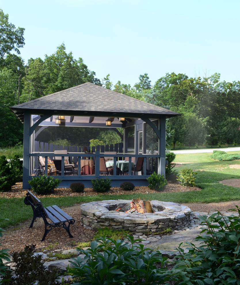 Screened In Pavilion - Exterior - Nashville - by Homestead Timber ...