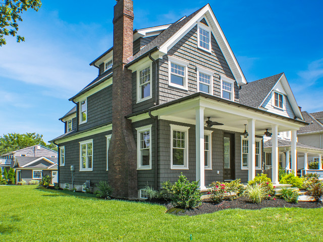 Seashore Colonial Spring Lake, NJ - Traditional - House Exterior - New ...