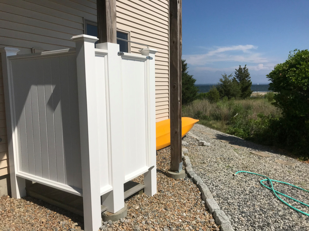 Seaside Outdoor Shower - Beach Style - Exterior - Providence - by ...