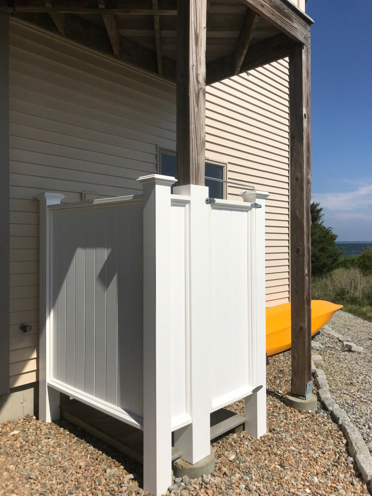 Seaside Outdoor Shower - Beach Style - Exterior - Providence - by User ...