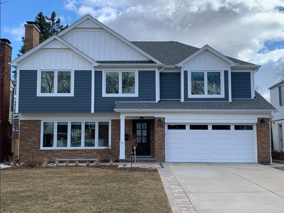 Second floor Home Addition Exteriors - Arlington Heights, IL ...