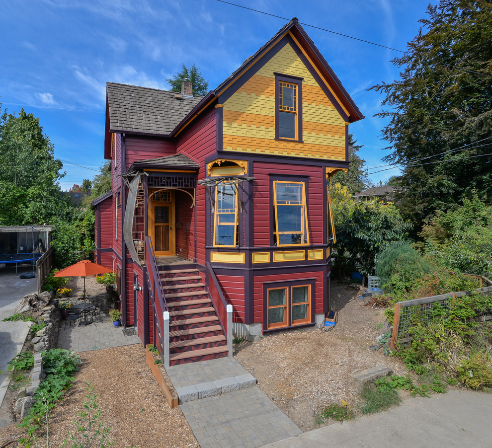 Sellwood Basement ADU + Remodel - Victorian - Exterior - Portland - by ...