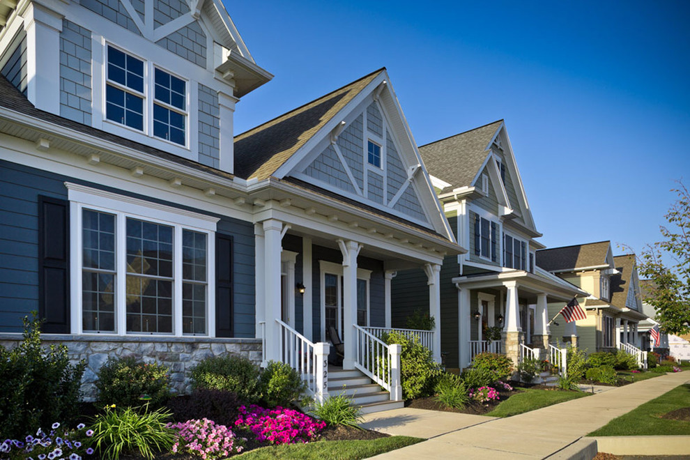 September in Home Towne Square - Craftsman - Exterior - Philadelphia ...