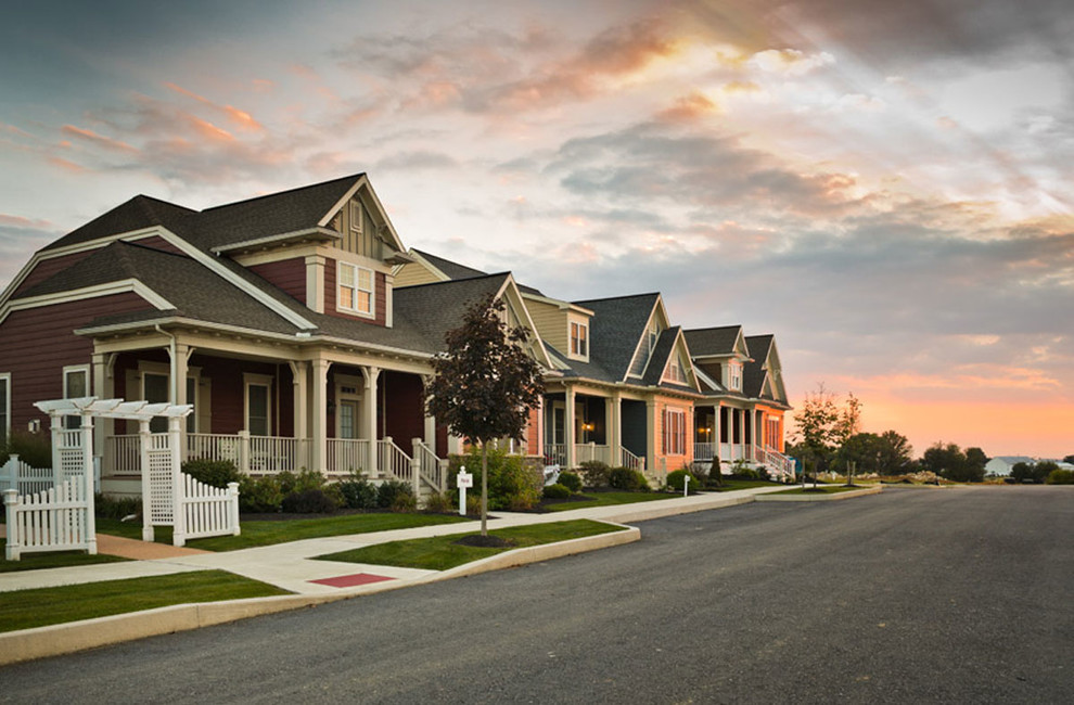 September in Home Towne Square - Craftsman - Exterior - Philadelphia ...