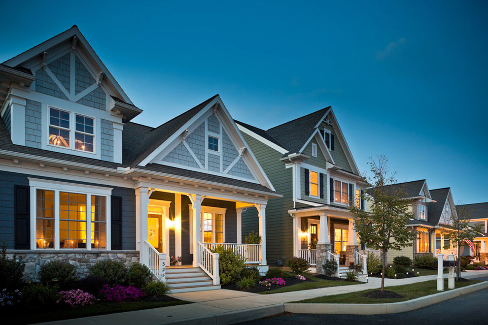 September in Home Towne Square - Craftsman - Exterior - Philadelphia ...