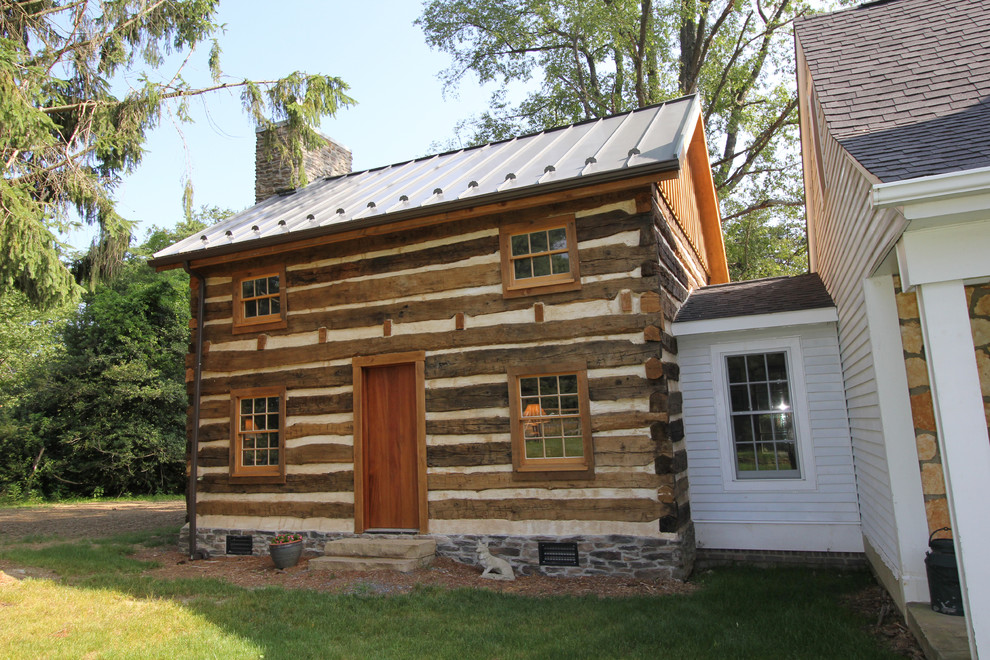 Sewickley Log Cabin - Rustic - Exterior - Other - by Gaskill ...