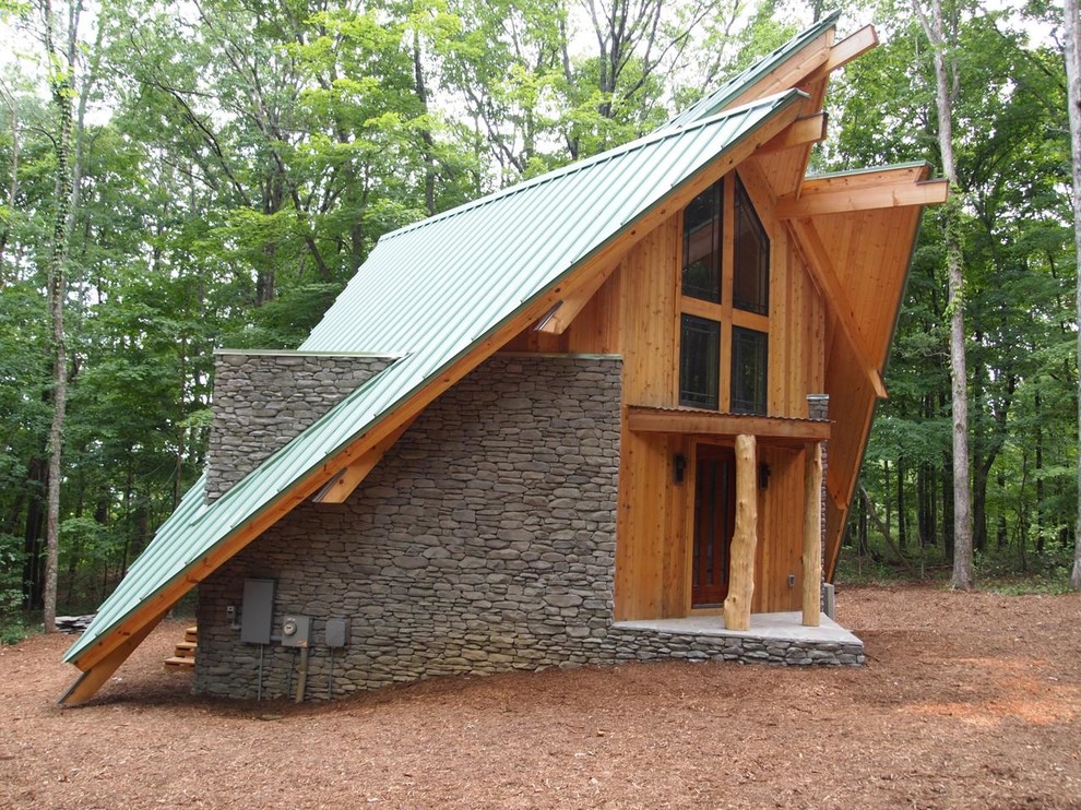 Sharp Cabin - Modern - Exterior - Nashville - by Ryan Thewes Architect ...