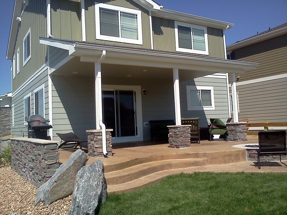 Shed Style Patio Cover - Traditional - Exterior - Denver - by Mountain ...