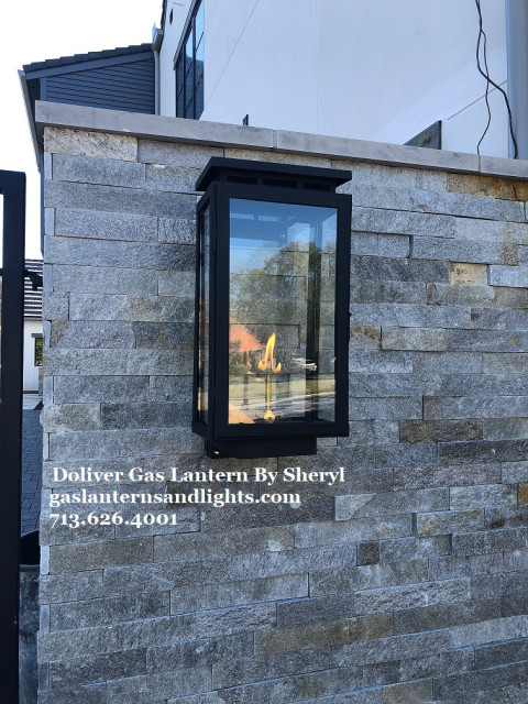 Sheryl's Custom Gas Lanterns - Contemporary - Exterior - Houston - by ...