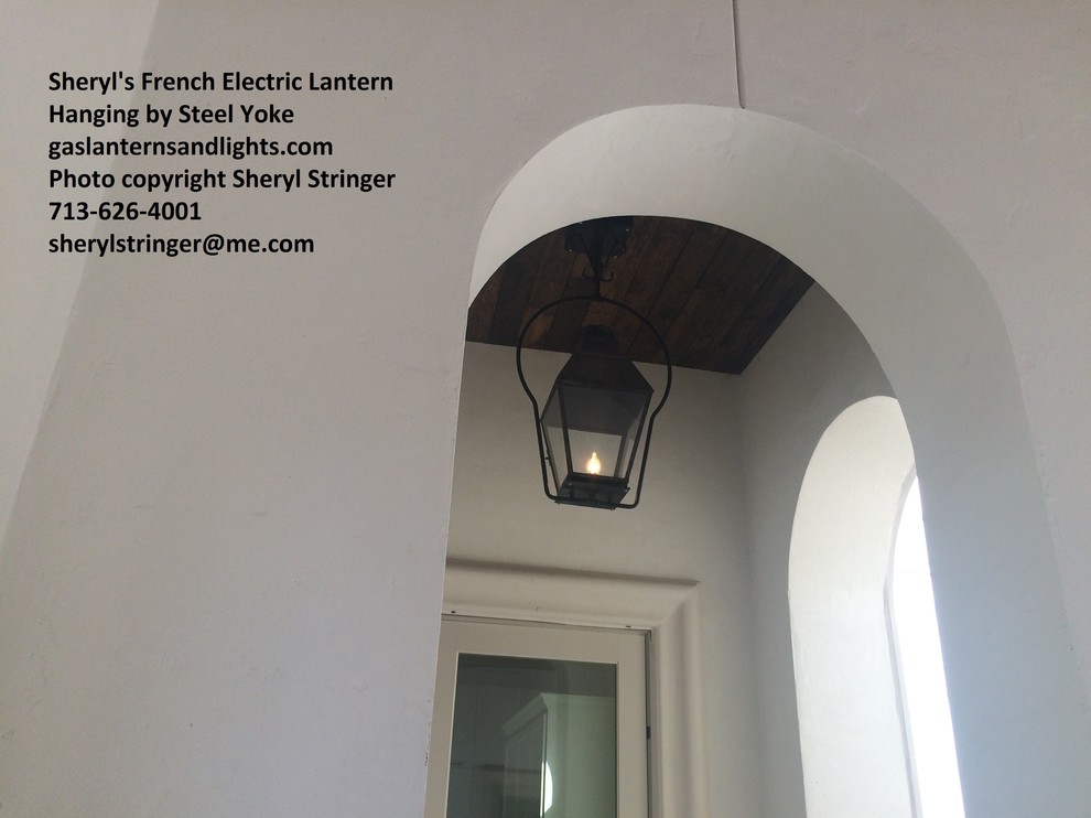 Sheryl's Hanging Gas Lanterns - Traditional - Exterior - Tampa - by ...