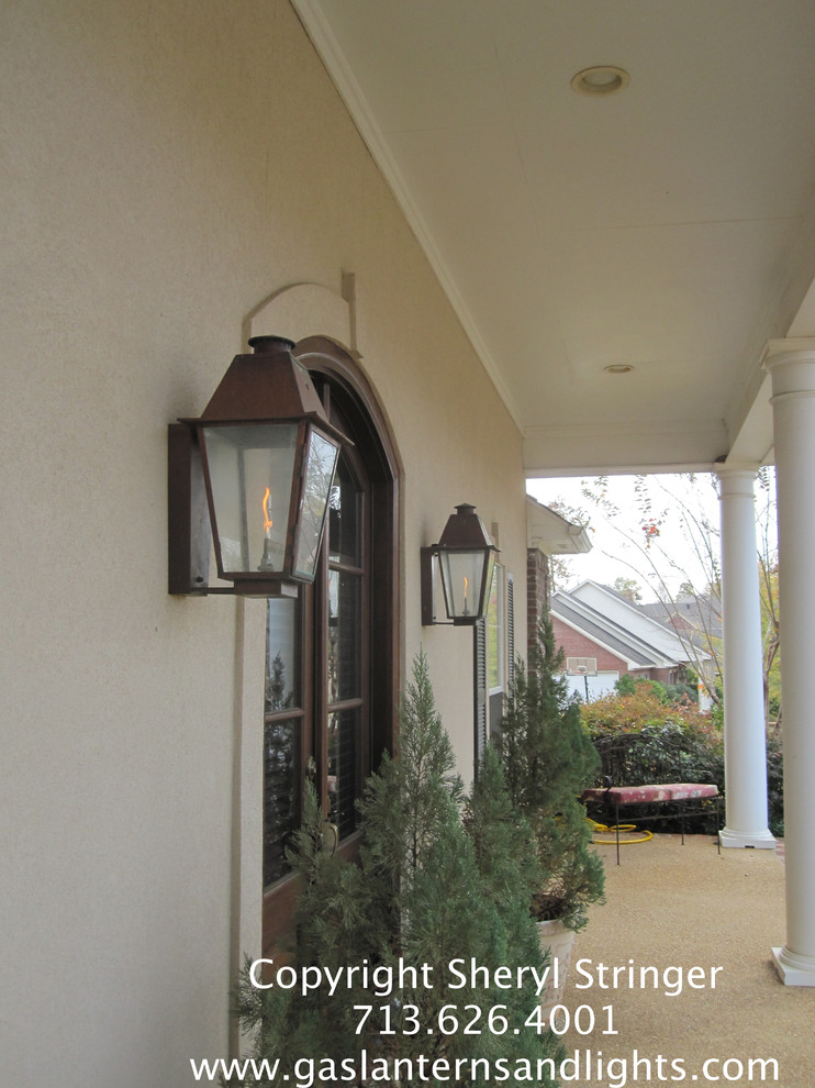 Sheryl's Plantation Style Gas Lanterns - Traditional - Exterior ...