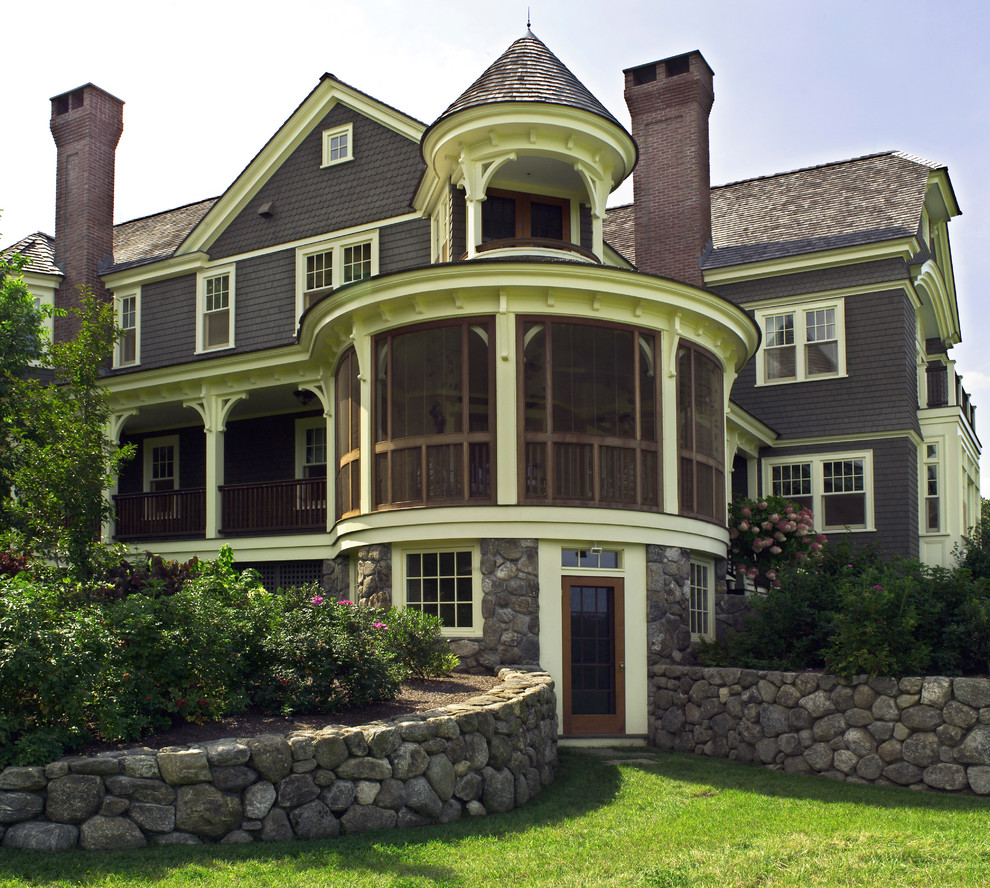 Shingle Style Beauty - Traditional - Exterior - Boston - by KISTLER ...
