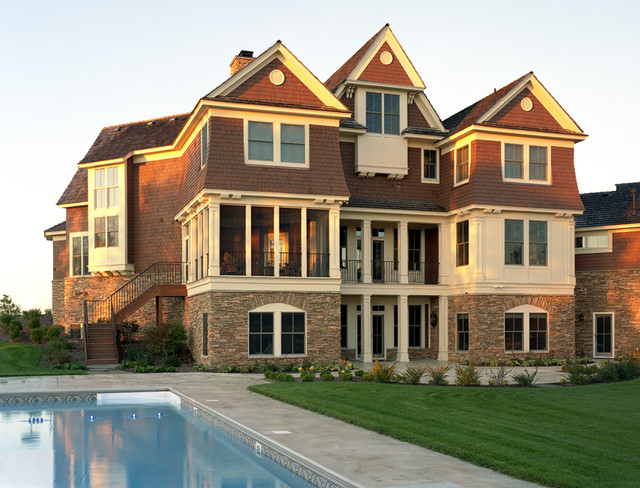 Shingle Style Farm House - Country - Exterior - Minneapolis - by James ...