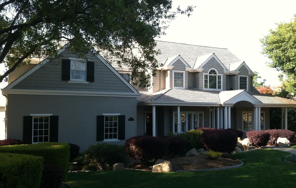 Shingle Style Farmhouse - Traditional - Exterior - Sacramento - by ...