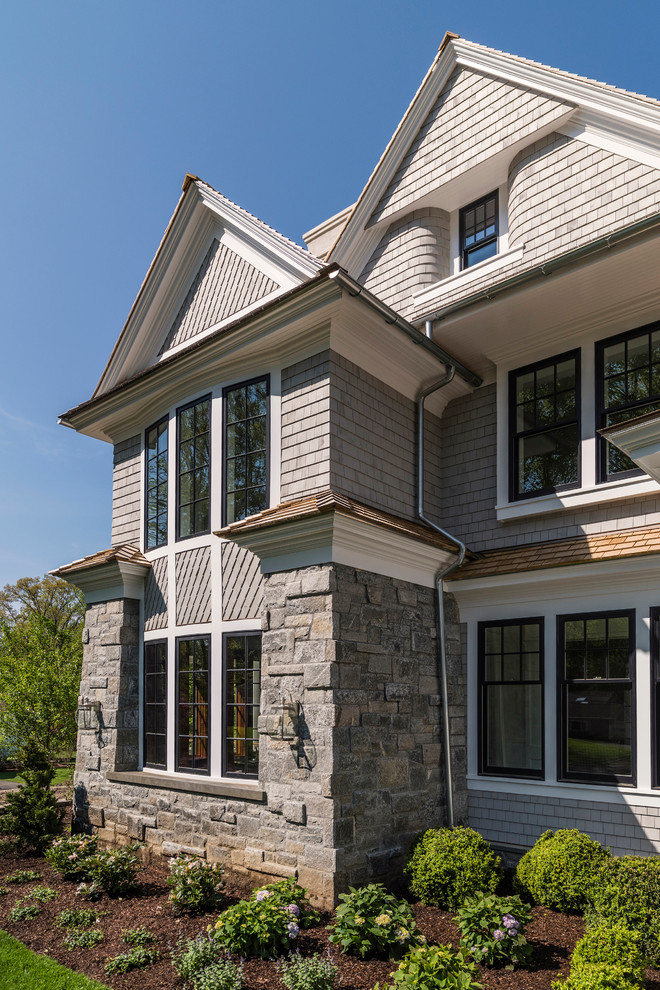 Shingle Style House - Transitional - Exterior - New York - by Cardello ...
