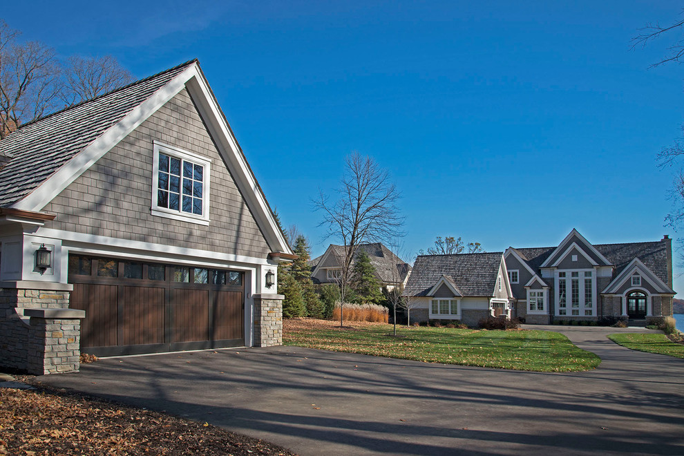 Shingle Style Lake Home - Transitional - Exterior - Minneapolis - by ...
