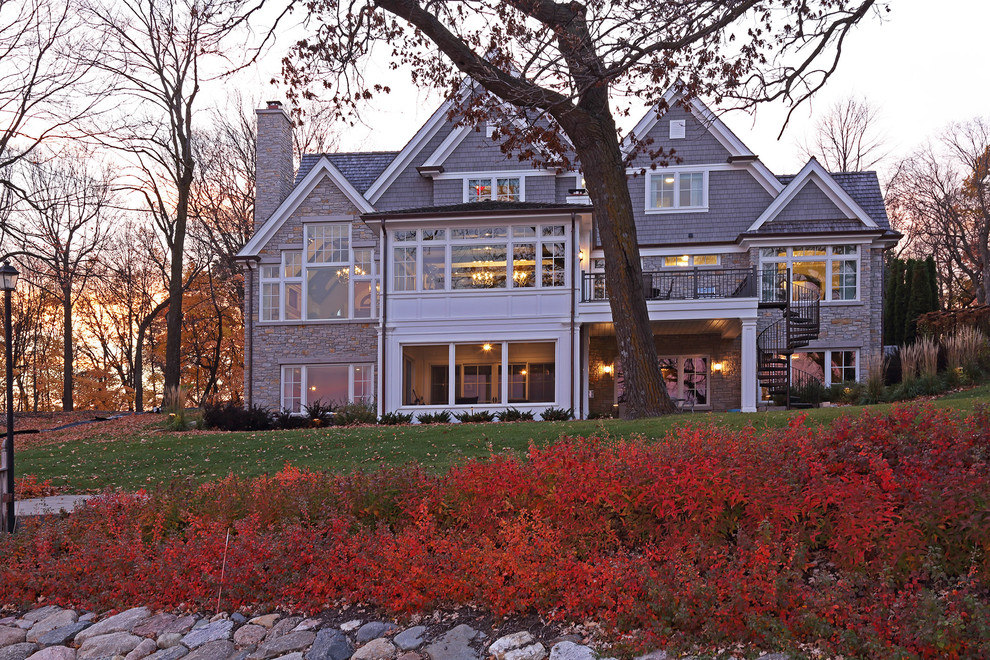 Shingle Style Lake Home - Transitional - Exterior - Minneapolis - by ...