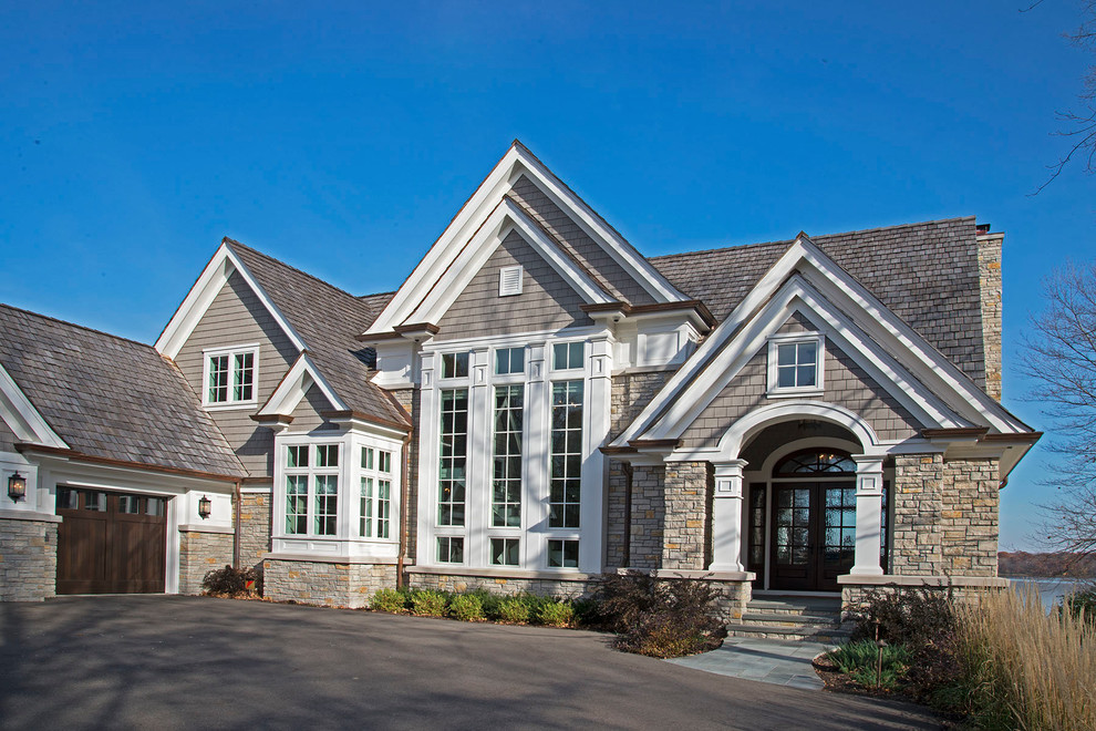 Shingle Style Lake Home - Transitional - Exterior - Minneapolis - by ...