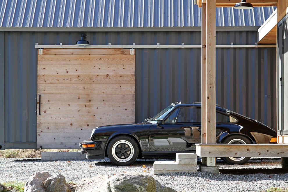 Shipping Container Carport - Modern - Garage - Bridgeport - by Erik ...