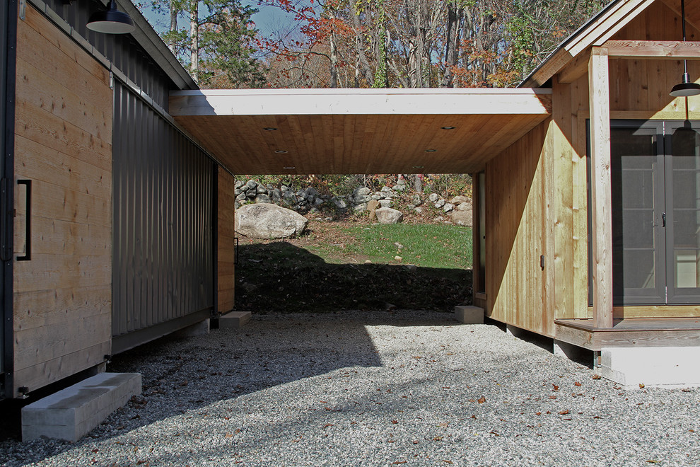 Shipping Container Carport - Modern - Exterior - Bridgeport - by Erik ...