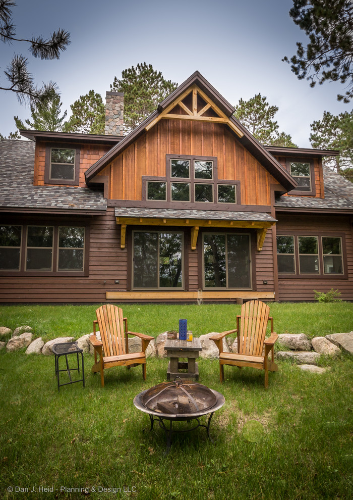Sibley Lake Retreat, Pequot Lakes, MN - Rustic - Exterior - Minneapolis ...