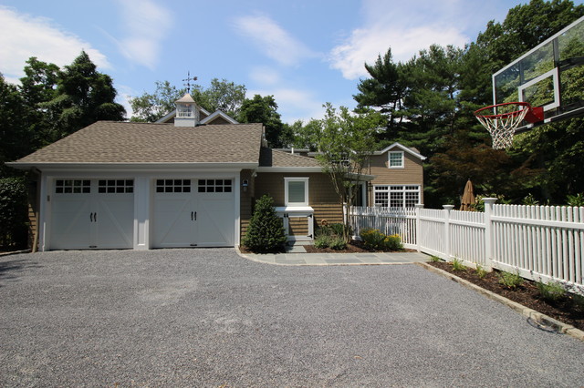 Side Exterior/Garage - Sands Point Colonial - Traditional - Exterior ...