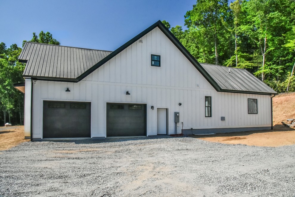 Side of house w/garage - Farmhouse - Exterior - Other - by Cool ...