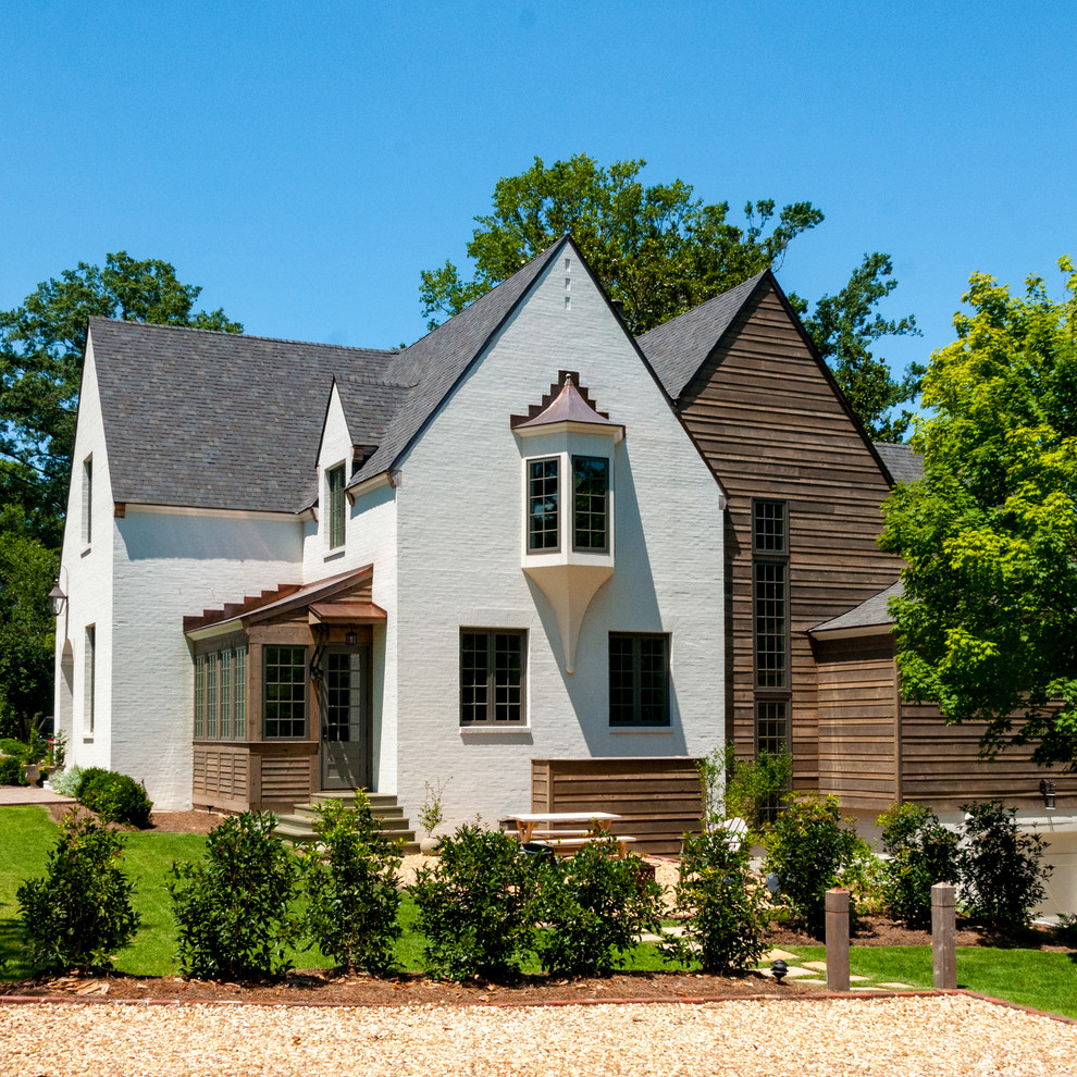 Side/Secondary Frontage Elevations viewed from corner - Traditional ...