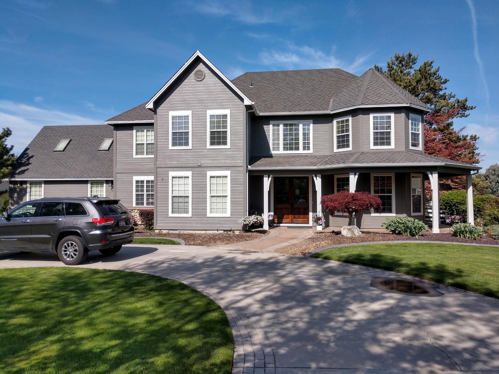 After- Minor siding updates and paint - Traditional - Exterior - Boise ...