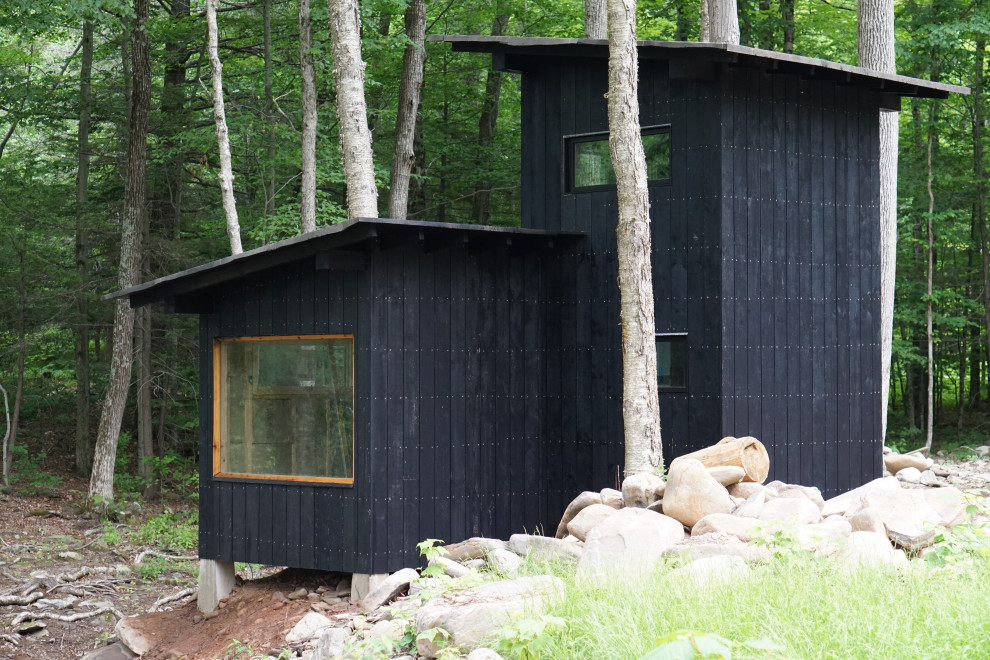 Silver Hollow Cabin - Scandinavian - Exterior - New York - by Super ...