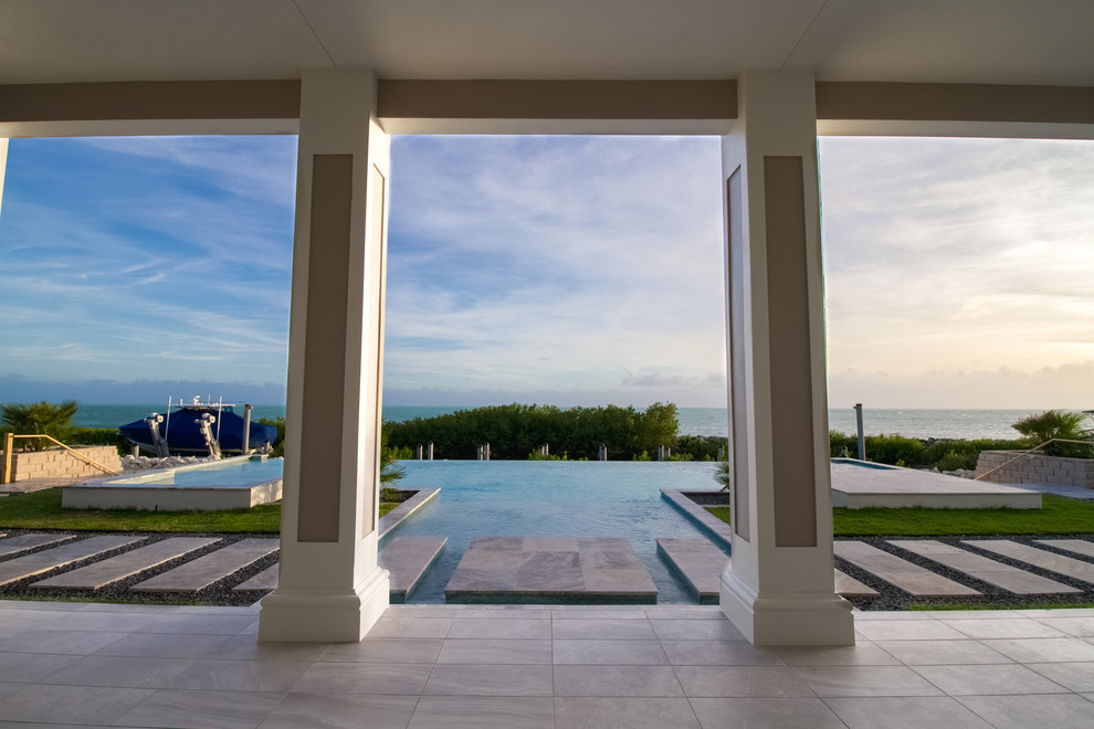 SILVER TRAVERTINE (Key West) - Beach Style - Exterior - Other - by ...