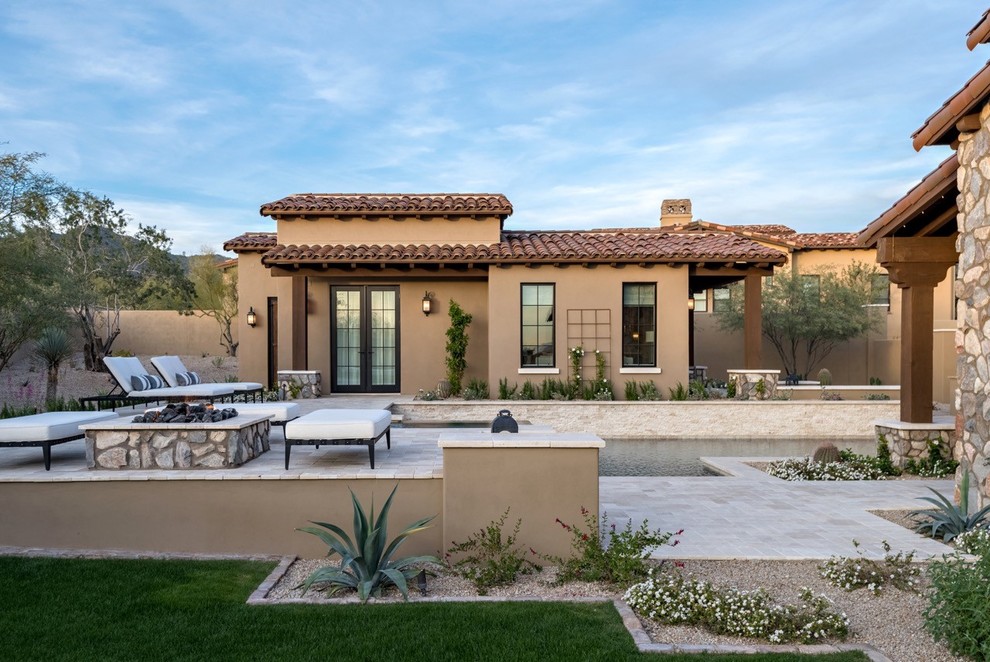 Silverleaf Ranch Hacienda - Rustic - Exterior - Phoenix - by Rains ...