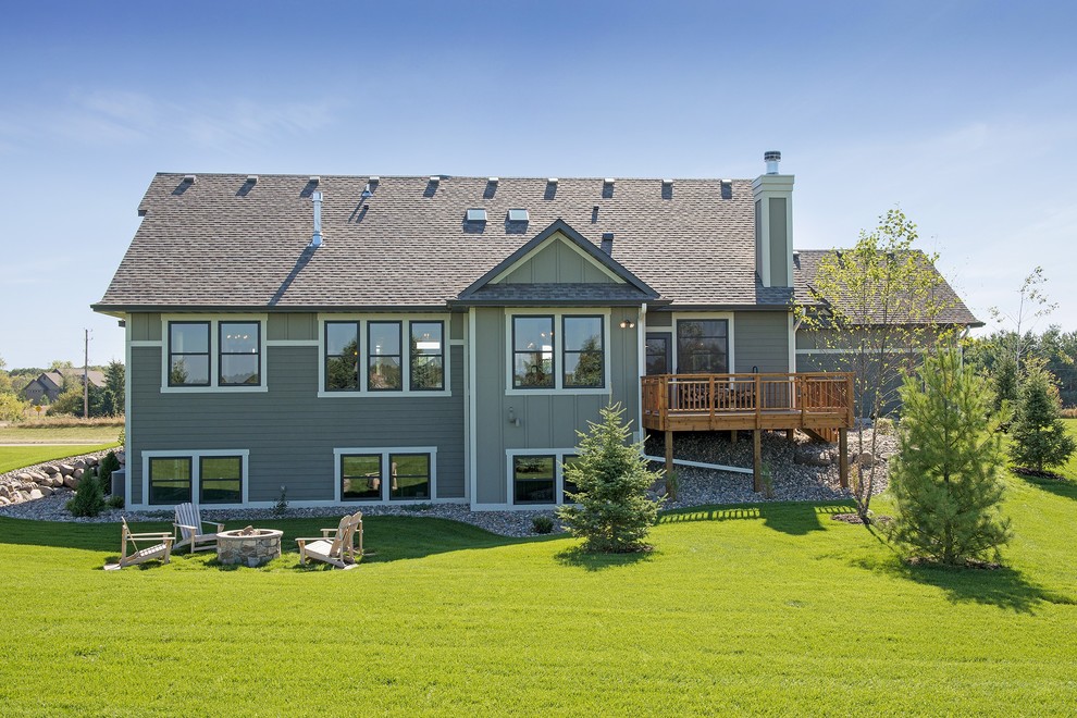 Simple Contemporary Farm house - Exterior - Minneapolis - by Divine ...