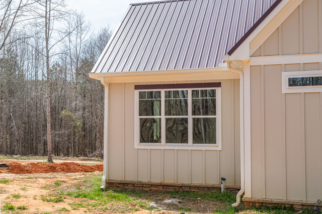 Craftsman Style House Window Grid Double Hung Windows | Craftsman