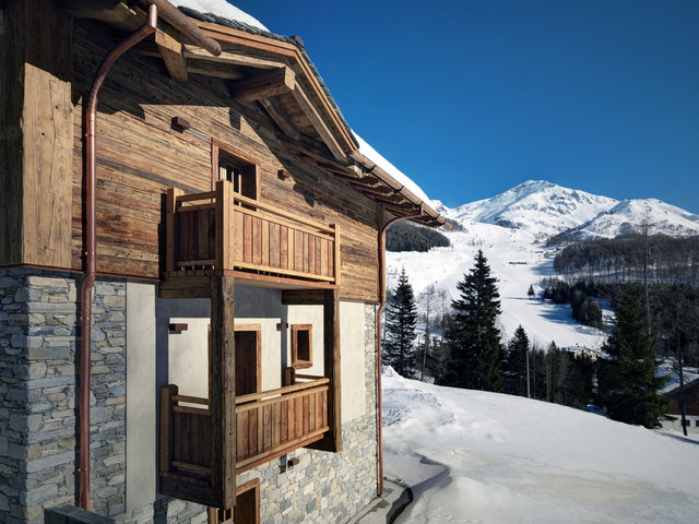 Ski Chalet - Spluga Pass (Italy) - Montagne - Façade - Milan - par ...