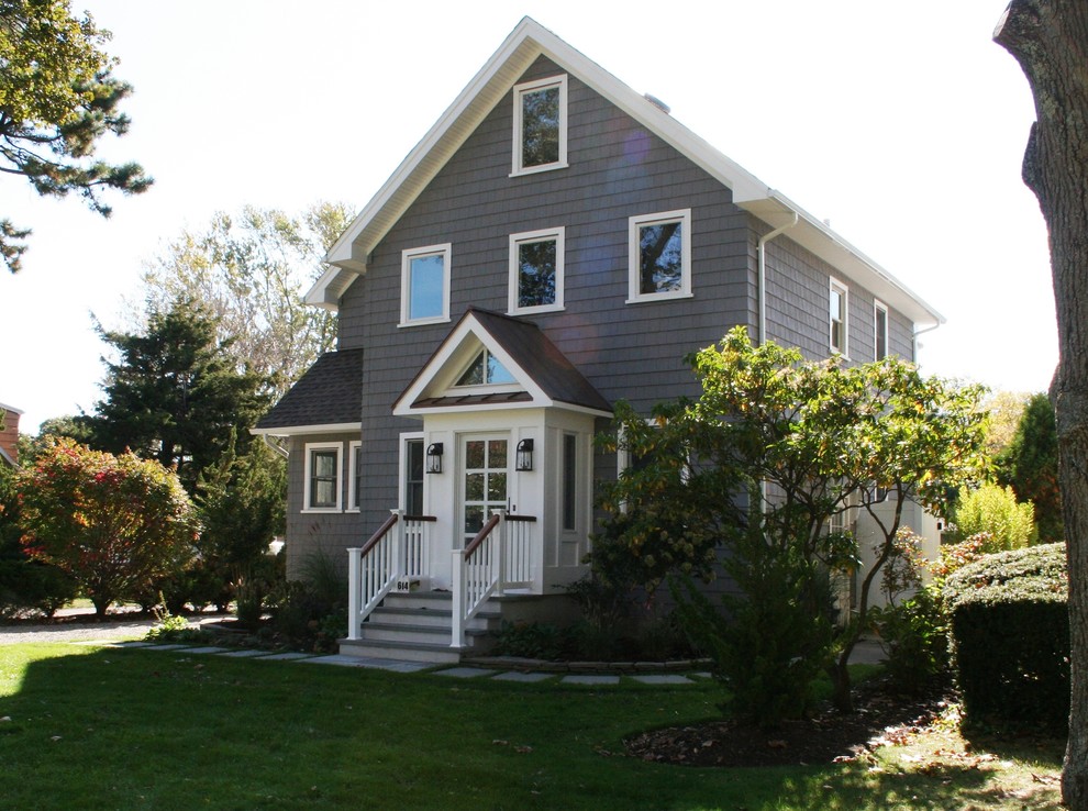 Slomin Residence Vestibule Addition - Farmhouse - Exterior - New York ...