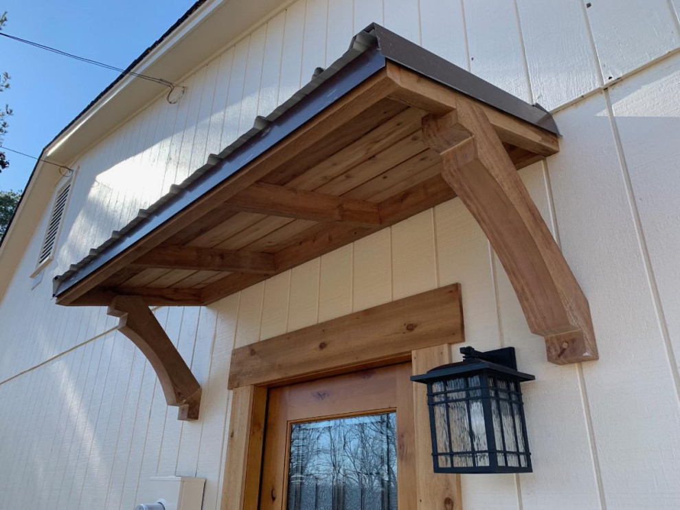 Small roof over door - Exterior - Nashville - by Arte Magico | Houzz