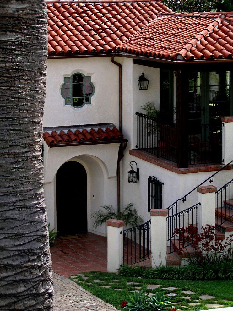 Small Spanish Home in Santa Barbara - Mediterranean - Exterior - Santa ...
