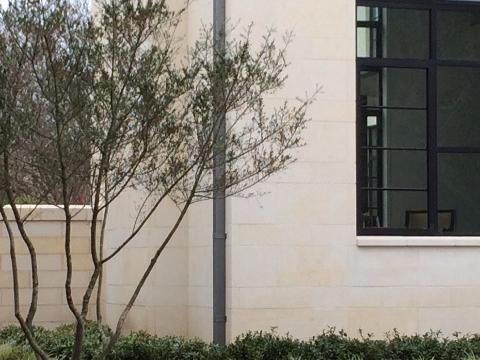 Smooth Cut Stone - Modern - Exterior - Dallas - by Clay Structures | Houzz
