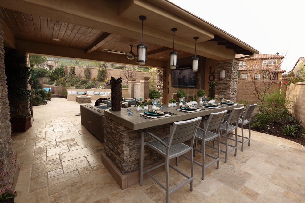 Solid Patio Cover - California Room - Modern - Patio - Orange County ...
