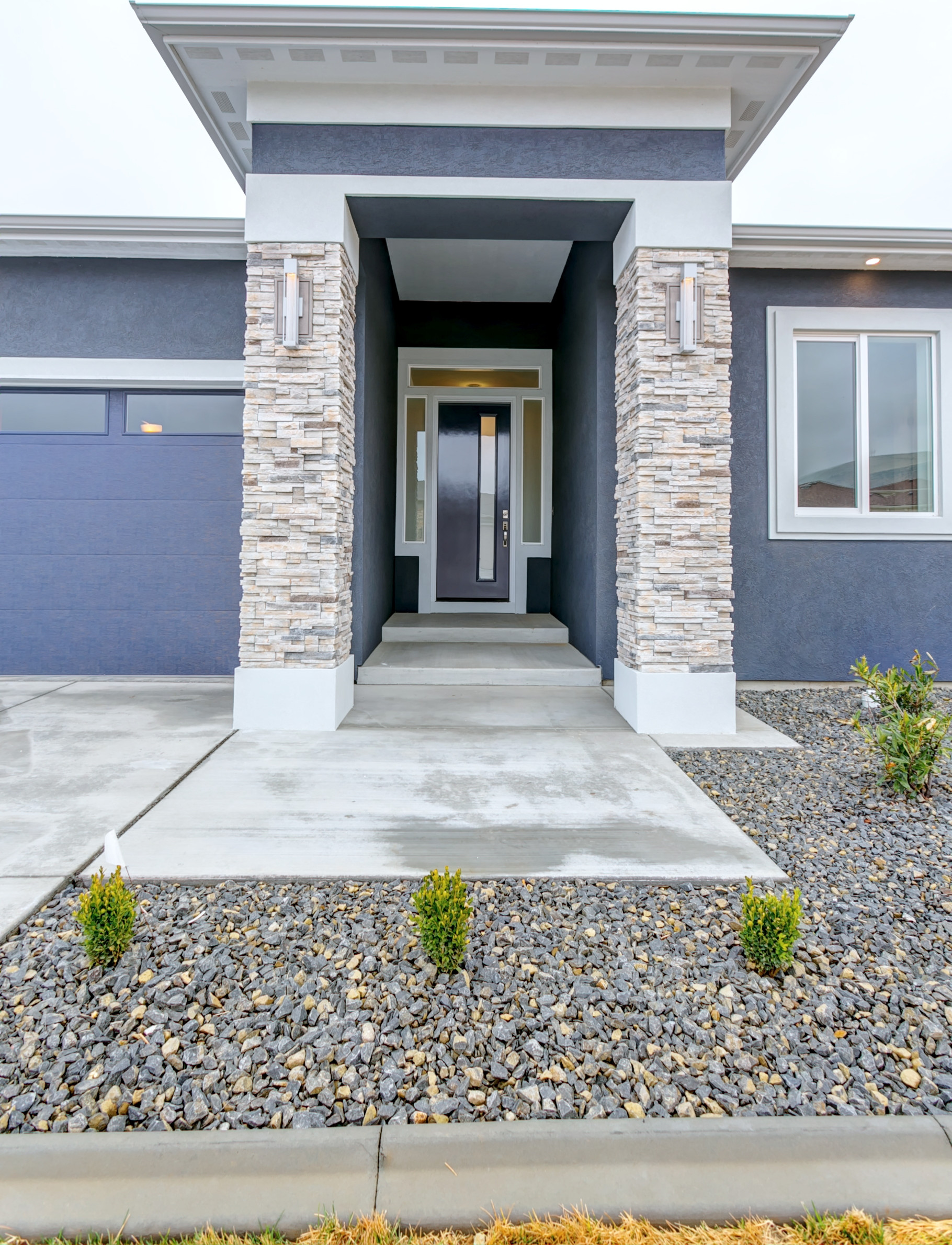 Blue Stucco Homes