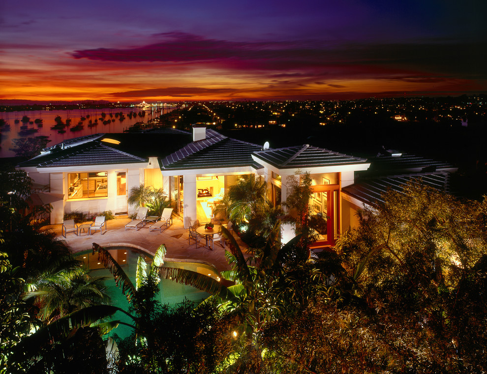 South Pacific Polynesian Architecture - Tropical - Exterior - Orange ...